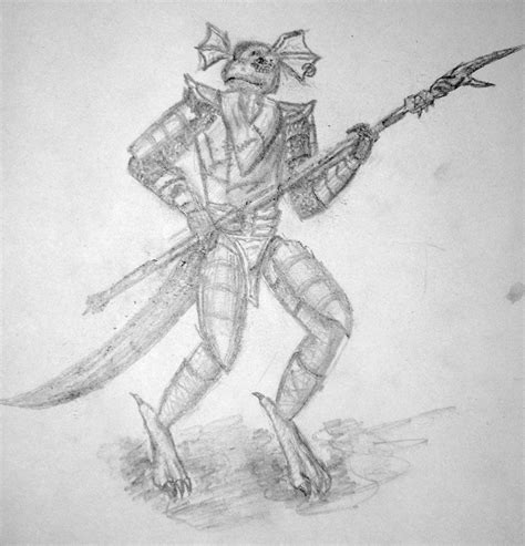 Fn Artwork Argonian Sketch