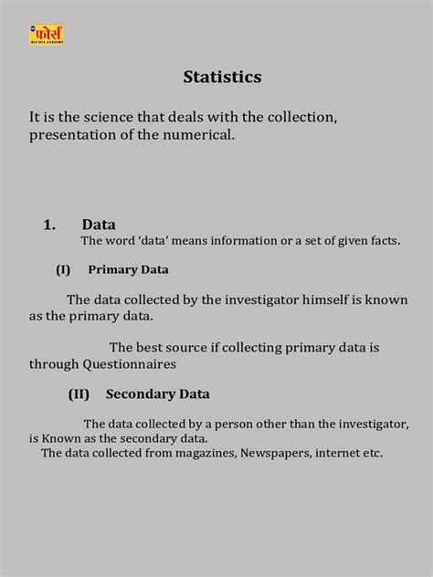 Statistics 1 Pdf Mean Mode Statistics