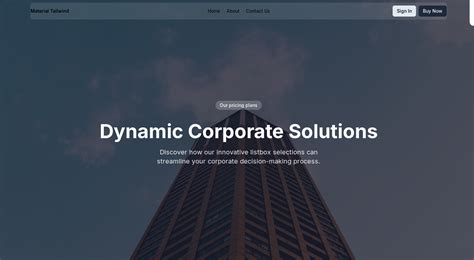 Corporate Listbox Selection Creative Tim