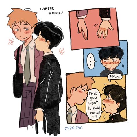 Kageyama Shigeo And Hanazawa Teruki Mob Psycho 100 Drawn By Esper