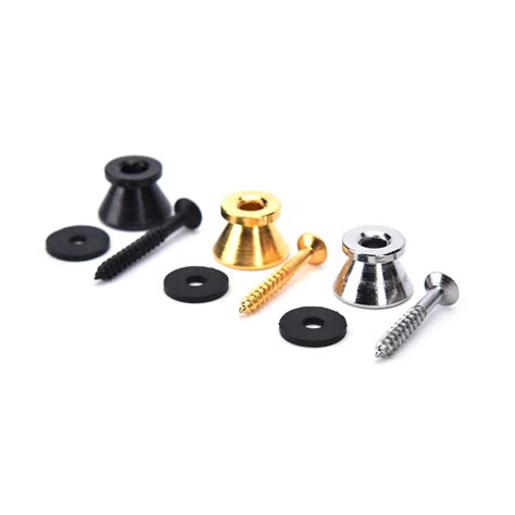 2 Set De Botones De Correa De Guitarra Correas De Grandado