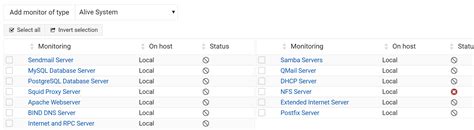 Add Service Monitor To System And Server Status Without Using Webmin