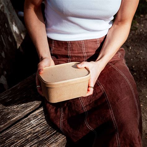 Paper Container Lid Decent Packaging Nz