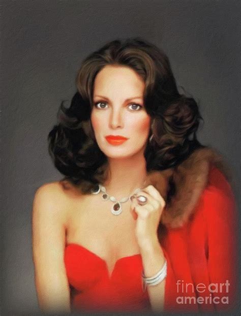 Jaclyn Smith Actress Painting By Esoterica Art Agency Pixels