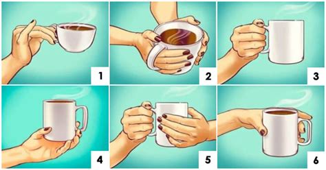 Тест на потсвеста Начинот на кој ја држите шолјата ги открива тајните на вашата личност