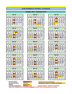 Bi Monthly Payroll Calendar Ucsf Bi Weekly Payroll Calendar 2019 2020