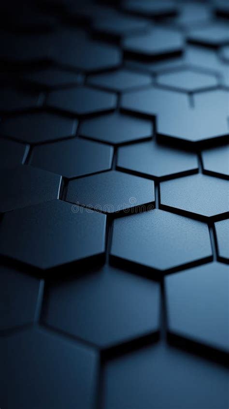 Subtle Hexagonal Grid Pattern In Clean Monochromatic Design Stock Illustration Illustration Of