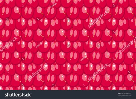 Seamless Pattern Raspberry Texture Vector Illustration Stock Vector Royalty Free 328647287