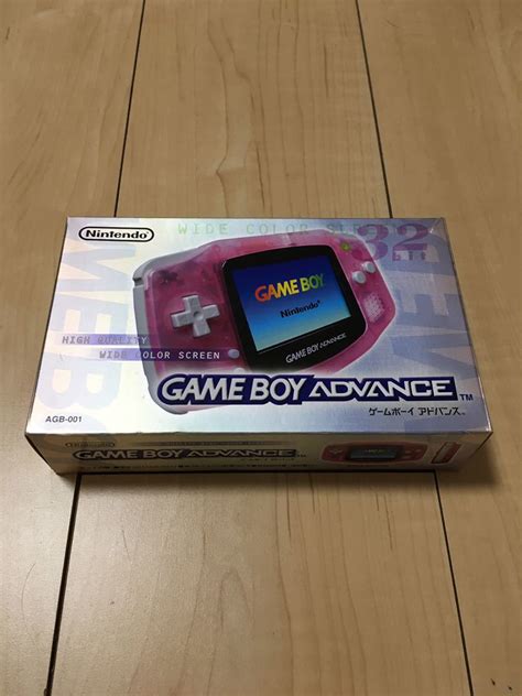 Yahooオークション ゲームボーイアドバンス本体 ピンク 箱付属