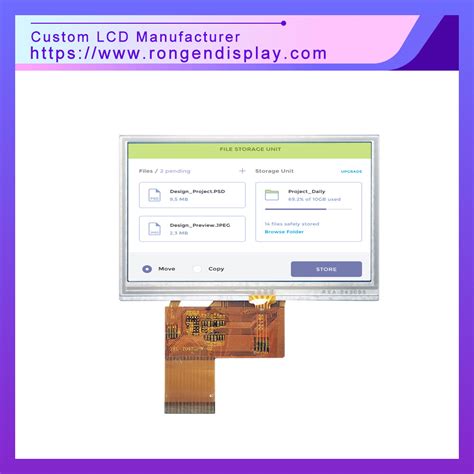 4 3 Inch Spi TFT Modules With 480X272 Dots RGB Interface Optimized For Video Intercom Systems