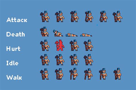 Forest Enemies Pixel Art Sprite Sheet Pack