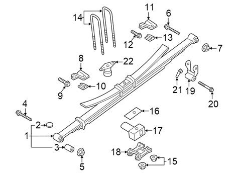 2018 Ford Expedition Leaf Spring Bumper Dual Rear Wheel 4wd Lc3z4730a Lakeland Ford Online