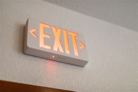 Preventing Emergency Light Or Exit Sign Failure Batteries Bulbs More