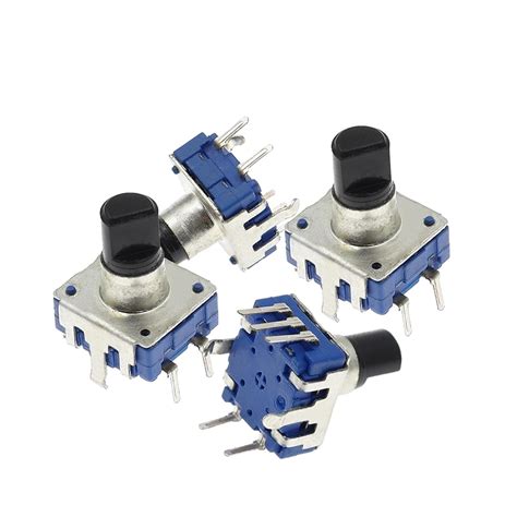 5pcs 360 degree rotary encoder ec12 re12 audio encoder coding 5pin 24