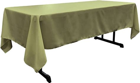 Polye T Poplin Rectangular Tablecloth 60 By 144 Dark Sage Walmart