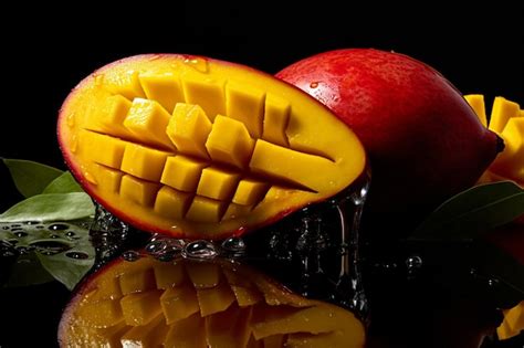 Premium Ai Image Mango And Slice