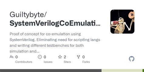 Jordan Mcconnon On Linkedin Github Guiltybytesystemverilogcoemulationpoc Proof Of Concept For