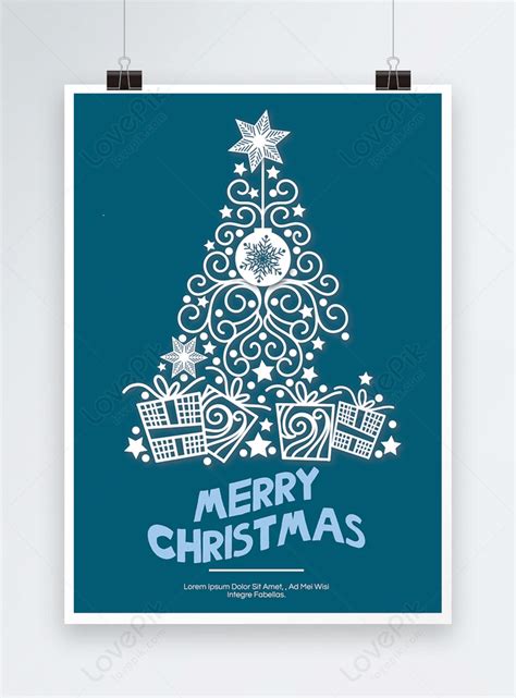 크리스마스 스타 라인 포스터 이미지 사진 465604542 무료 다운로드