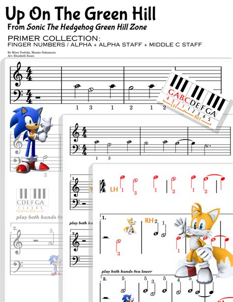 Up On The Green Hill From Sonic The Hedgehog Green Hill Zone Arr