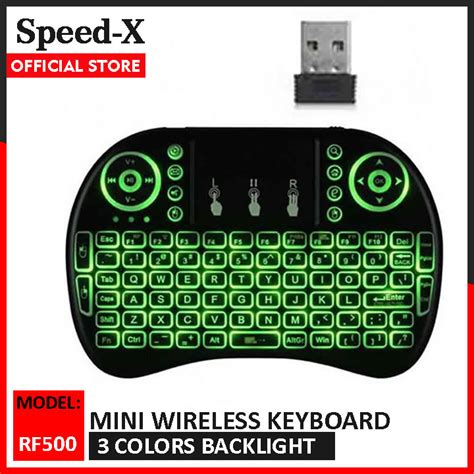 Speedx Mini Wireless Keyboard For Smart Tv Android Box Mouse Pad