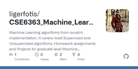 Github Ligerfotiscse6363machinelearning Machine Learning