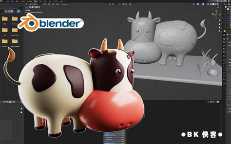 【blender中文普通话系列】 新手向 小机器人 建模渲染教程 Blender布的
