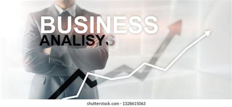 Business Analysis Diagrams Graphs On Virtual 스톡 사진 1328615063