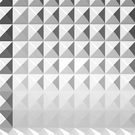 Premium Photo Gray Triangle Patterned On White Background