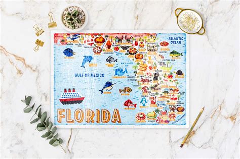 Florida Map Jigsaw Puzzle Piece Together The Sunshine State