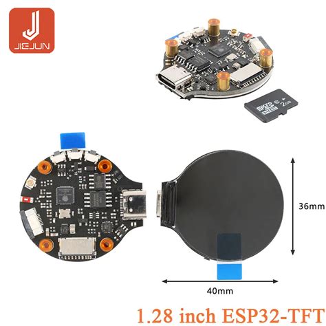 Esp32 Tft Development Board With Touch 1 28 Round Color Tft Display Gc9a01 Drive Ips Shopee