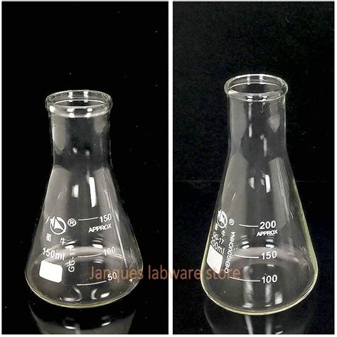 50ml To 1000ml Erlenmeyer Borosilicate Glass Flask Grandado
