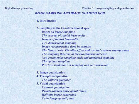 ppt digital image processing chapter 3 image sampling and