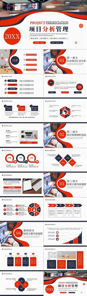 项目管理ppt模板项目管理ppt素材项目管理ppt背景红动中国