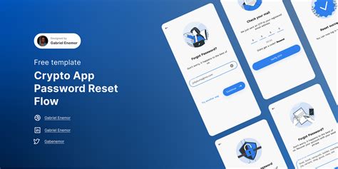 Crypto App Password Reset Flow Figma Crypto App Password Reset Flow Figma