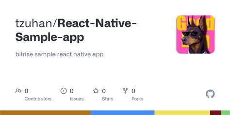 Github Tzuhanreact Native Sample App Bitrise Sample React Native App