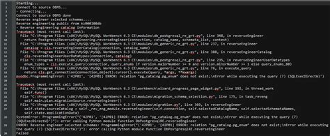 Postgresql Migration From Postresql To Mysql Using Mysql Workbench Trows Errors Stack Overflow