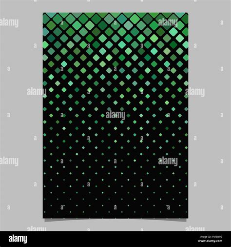 Diagonal Square Pattern Brochure Design Vector Tiled Mosaic Stationery Background Stock Vector