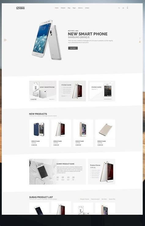 Subas Electronics ECommerce Website Template Ecommerce Website Template Ecommerce Website