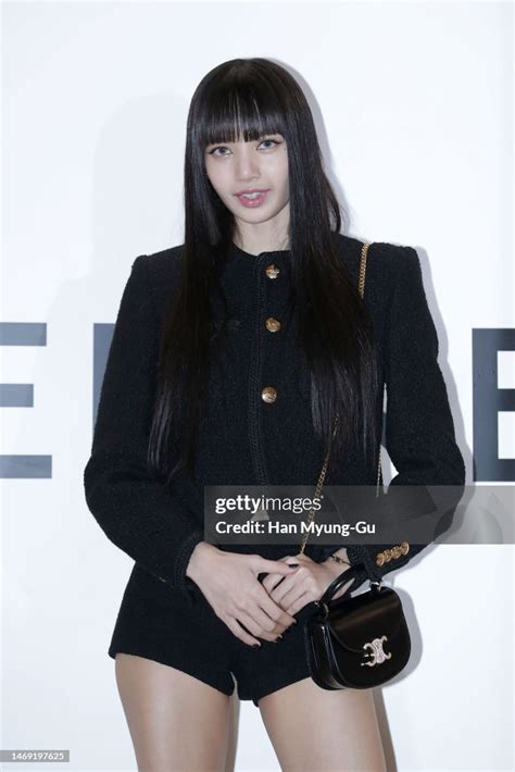 Lisa Aka Lalisa Manoban Of Girl Group Blackpink Is Seen The Celine