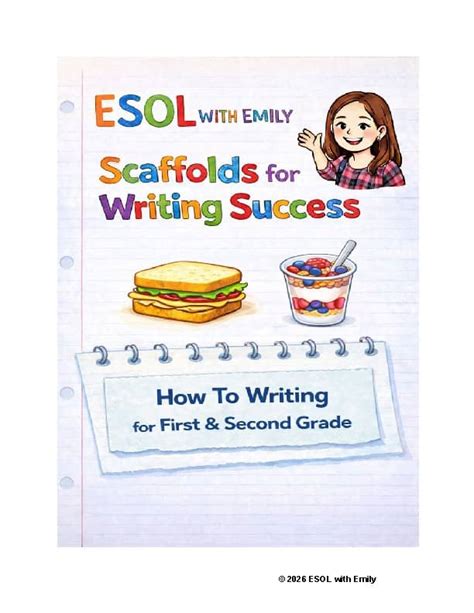 How To Make Food Writing Visual Writing Scaffolds For Esol Grades 12