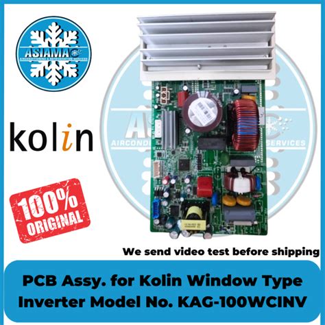 Pcb Aircon Board Assy For Kolin Window Type Inverter Model No Kag
