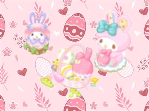 My Melody Easter Mural By Kirakiravambre On Deviantart