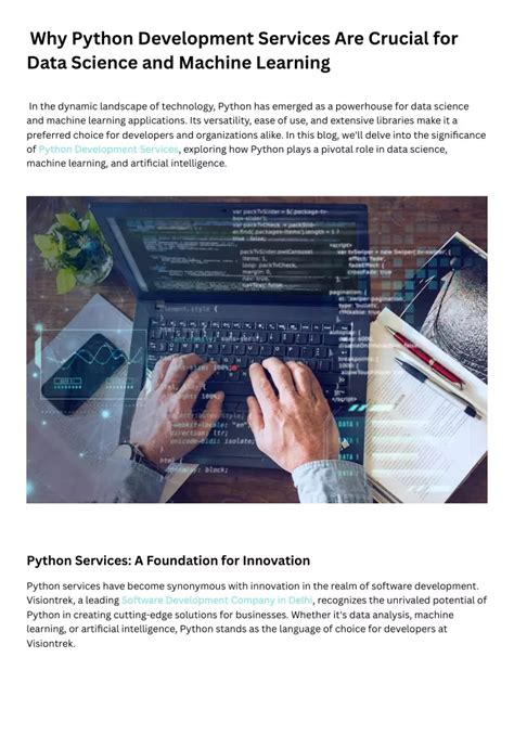 Ppt Why Python Development Services Are Crucial For Data Science And