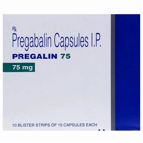 Pregabalin 75 Mg Capsule At ₹ 1000 Box Pregabalin Capsules And Tablets In Vadodara Id