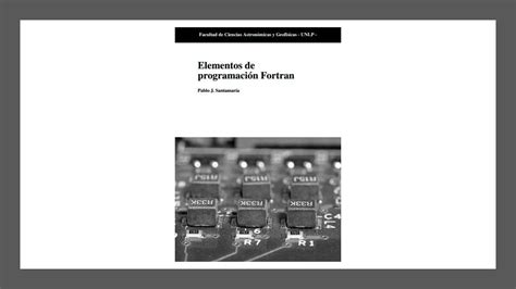 Libro De Elementos De Programación Fortran Gratis Facialix