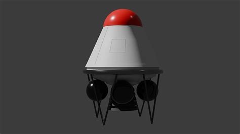 Mini Rocket 3d Model Cgtrader