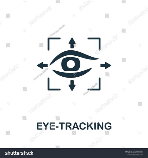 Eyetracking Icon Monochrome Simple Neuromarketing Icon Stock Vector Royalty Free 2226600007