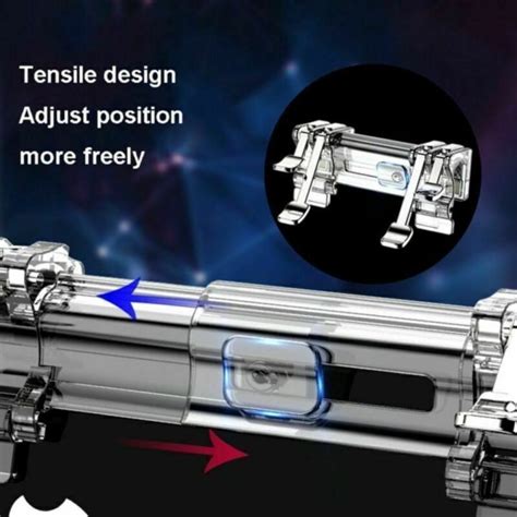 Shock K9 Metal Keys Six Finger L1r1 Shooter Controller Button Trigger Mobile Game Gamepad