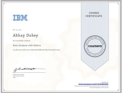 Abhay Dubey On Linkedin Dataanalysis Python Datascience Learningjourney Coursera