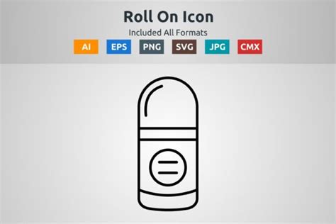 Roll On Vector Outline Icon Graphic By Abidehtisham Creative Fabrica